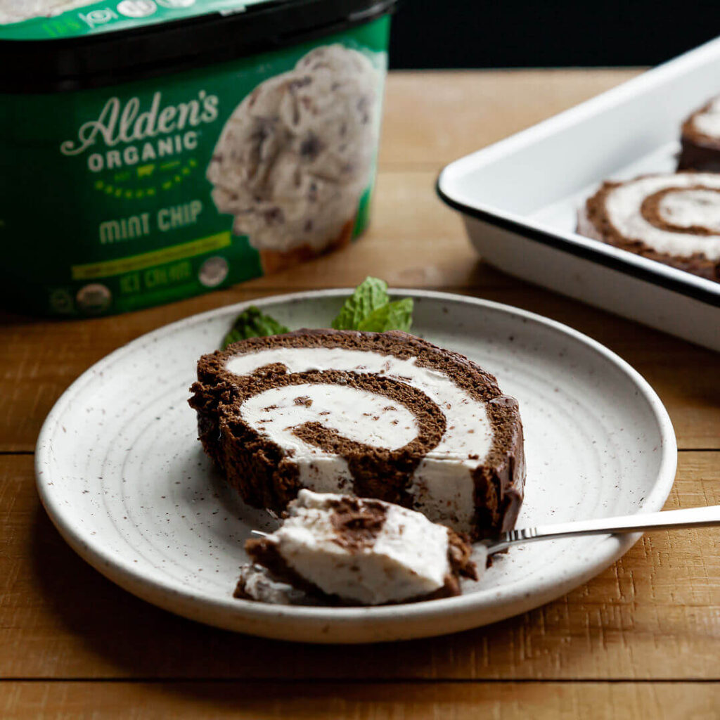 Chocolate Ice Cream Roll Recipe