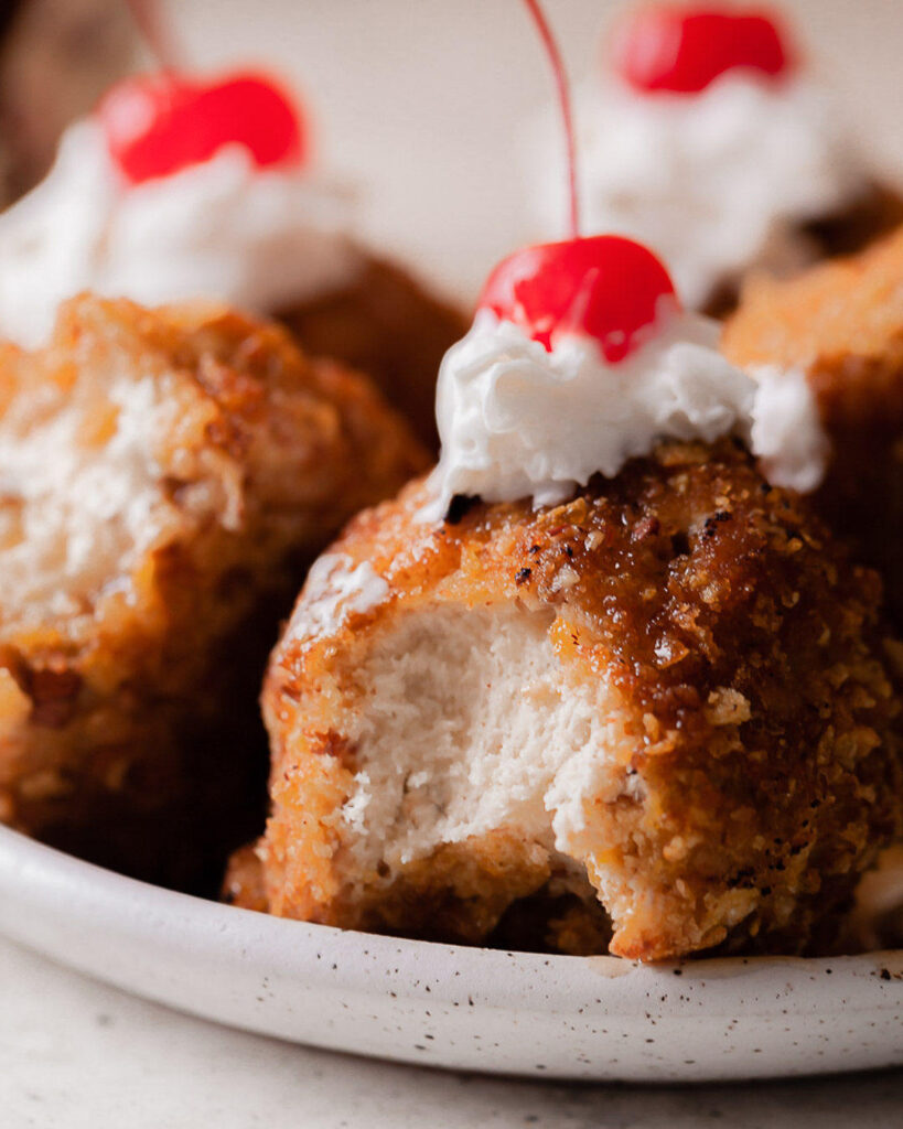 Fried Ice Cream Balls Recipe | Alden’s Organic Ice Cream